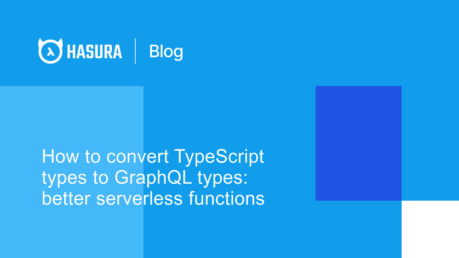 How to convert TypeScript types to GraphQL types: better serverless functions